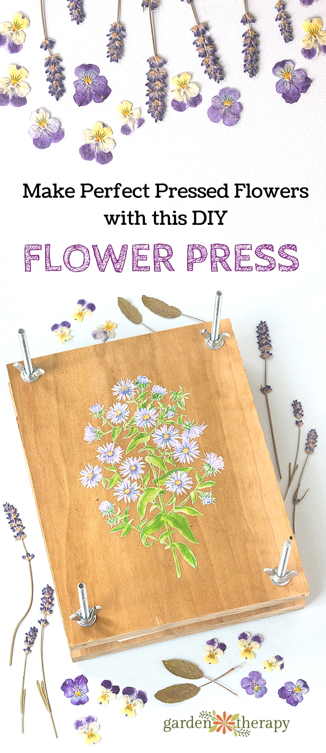 Woodworking For Gardeners Make A Handmade Flower Press Garden Therapy