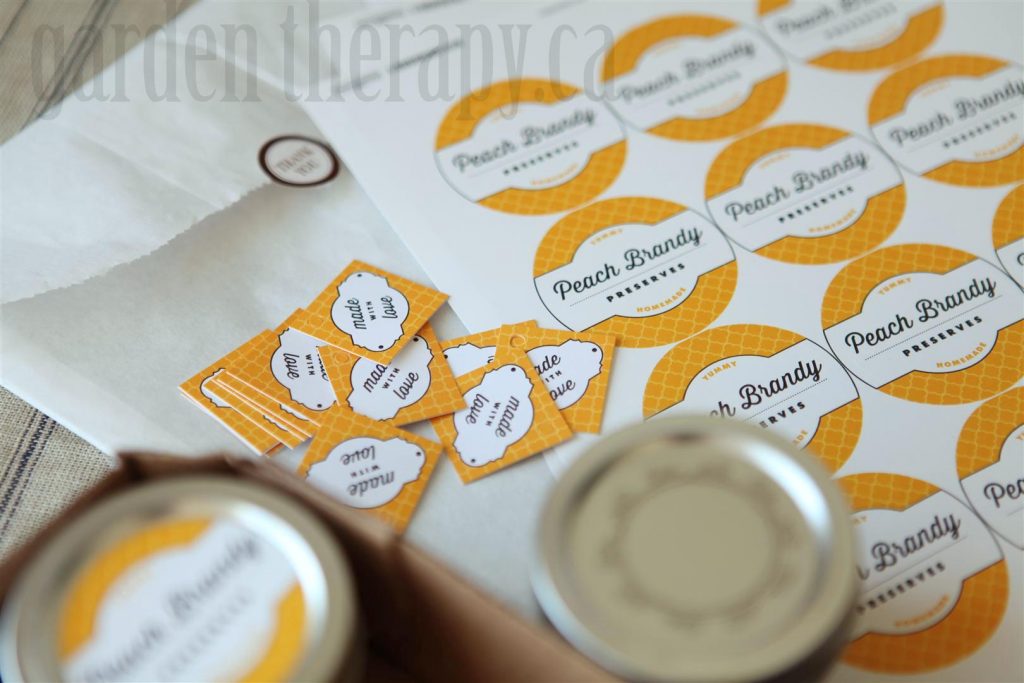Peach Brandy Preserves & My Own Labels Review - Garden Therapy