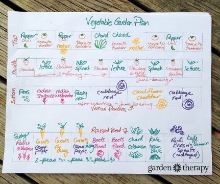 Designing the Vegetable Garden: How to Make a Garden Map