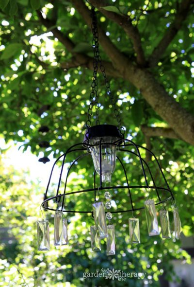 Fairy Light Project: DIY Solar Light Chandelier