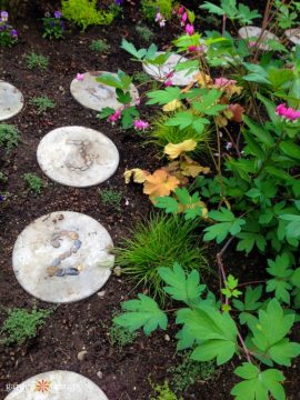 DIY Hopscotch Stepping Stones for the Garden