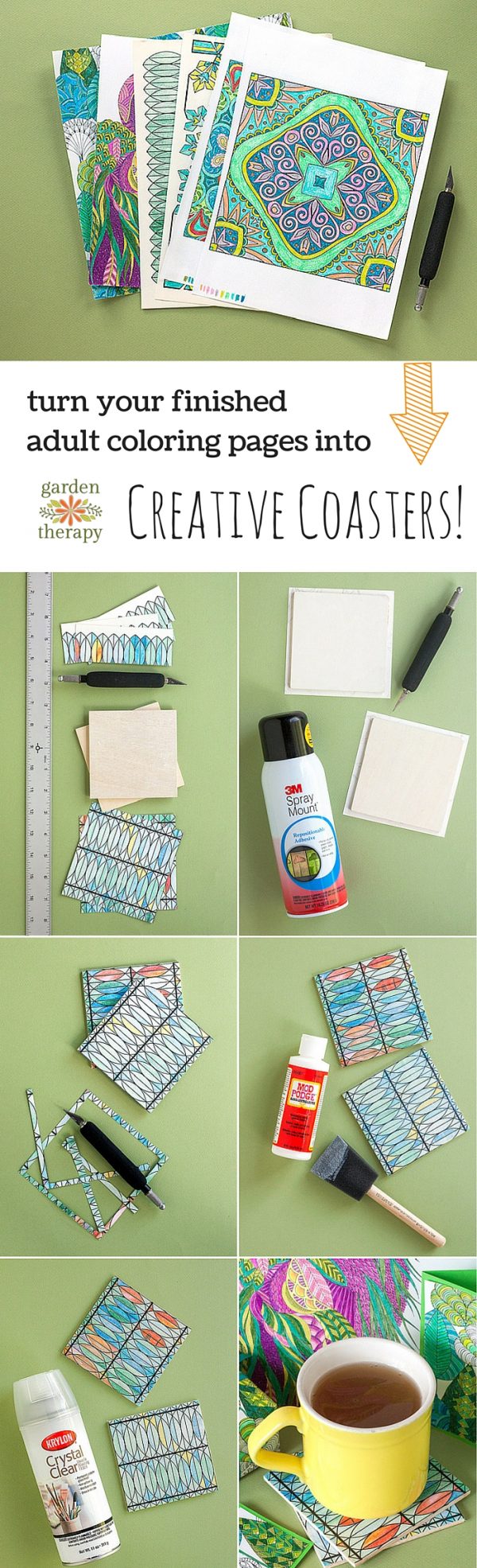 4 Brilliant Ways to Repurpose and Display Your Finished Coloring Pages ...