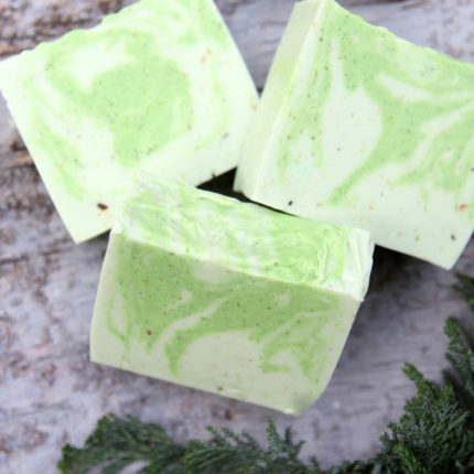 Woodsy Cedarwood Soap with Winter Essential Oils