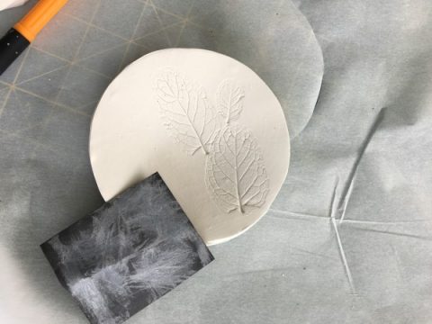 Make a Gorgeous Botanical Print Clay Dish - Garden Therapy