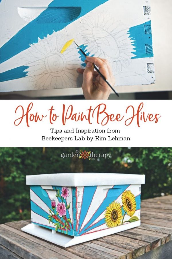 How to Make Gorgeous Painted Beehives - Garden Therapy