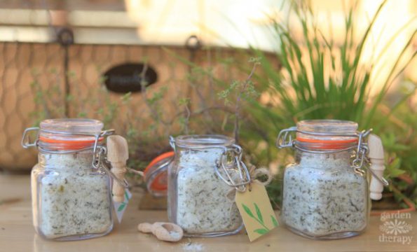 Fresh Herb Finishing Salt Recipe for Cooking - Garden Therapy