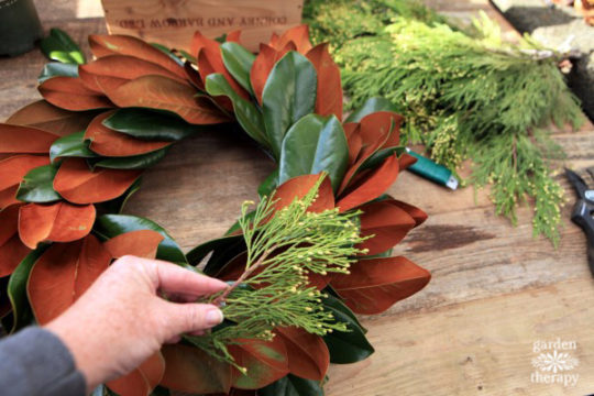How to Make a Fresh Magnolia Wreath - Garden Therapy