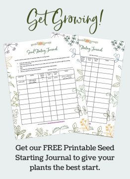 Get Growing with this FREE Printable Seed-Starting Journal - Garden Therapy