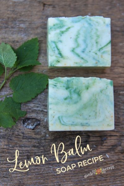 Lovely Lemon Balm Soap (Cold Process Recipe) - Garden Therapy