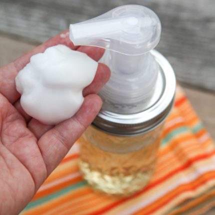 How to Make a Foaming Soap Dispenser + an All-Natural Foam Soap Recipe ...