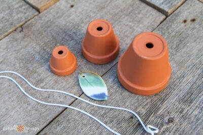 DIY Wind Chime Made with Clay Terracotta Pots - Garden Therapy