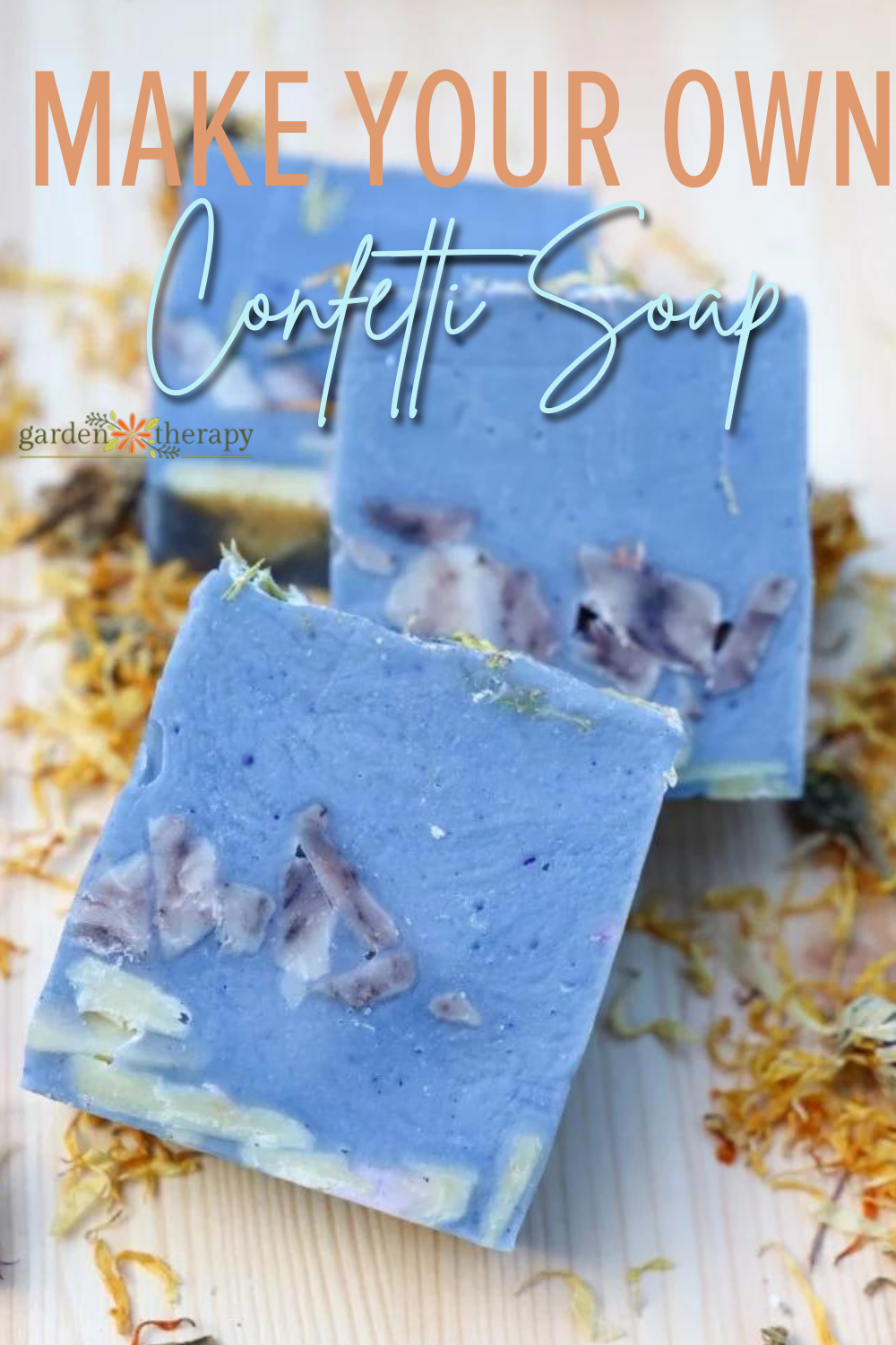Make Your Old Soap New Again With Confetti Soap - Garden Therapy
