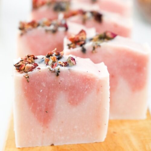 Gentle on the Skin Rose Soap Recipe - Garden Therapy