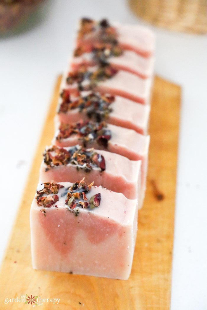Gentle on the Skin Rose Soap Recipe - Garden Therapy