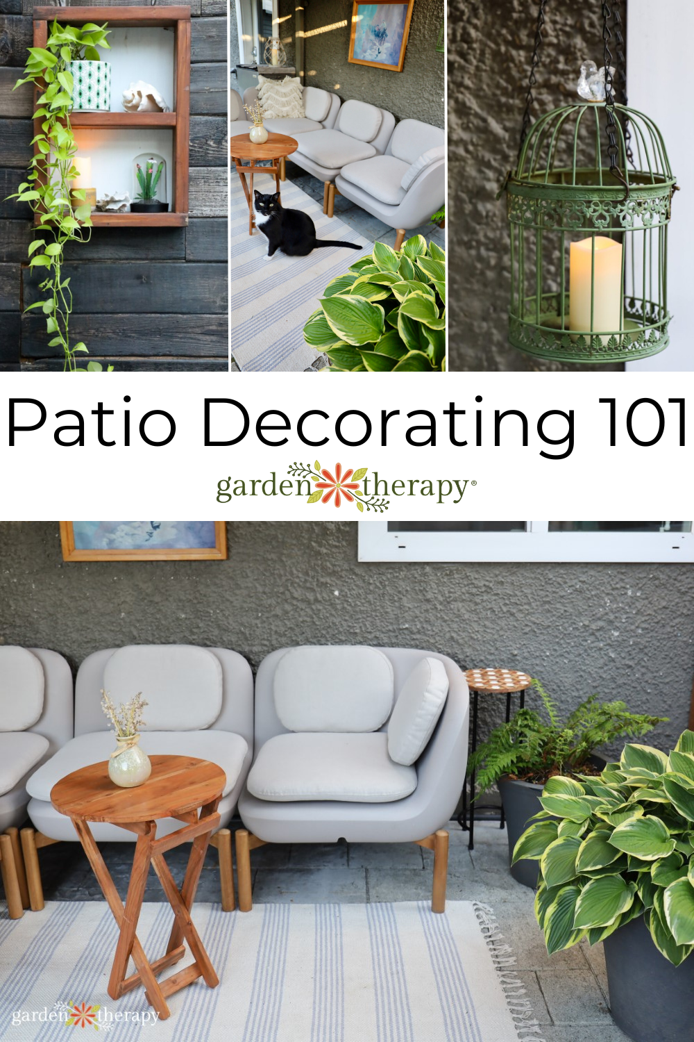 Patio Decorating Ideas: Turn A Small Space Into Paradise - Garden Therapy